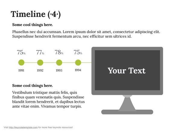 Timeline Keynote Template Free 
